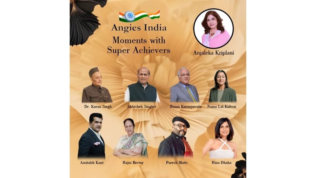 Angie’s India Launches ‘Celebrating Achievers to the Nation’ – A Show ...